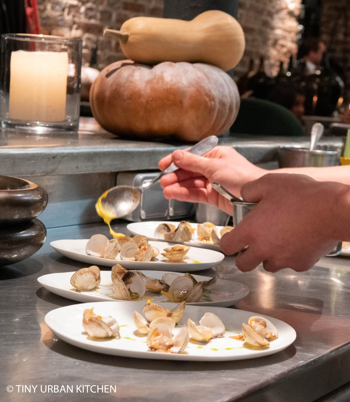 Restaurant Table Bruno Verjus Paris - Tiny Urban Kitchen